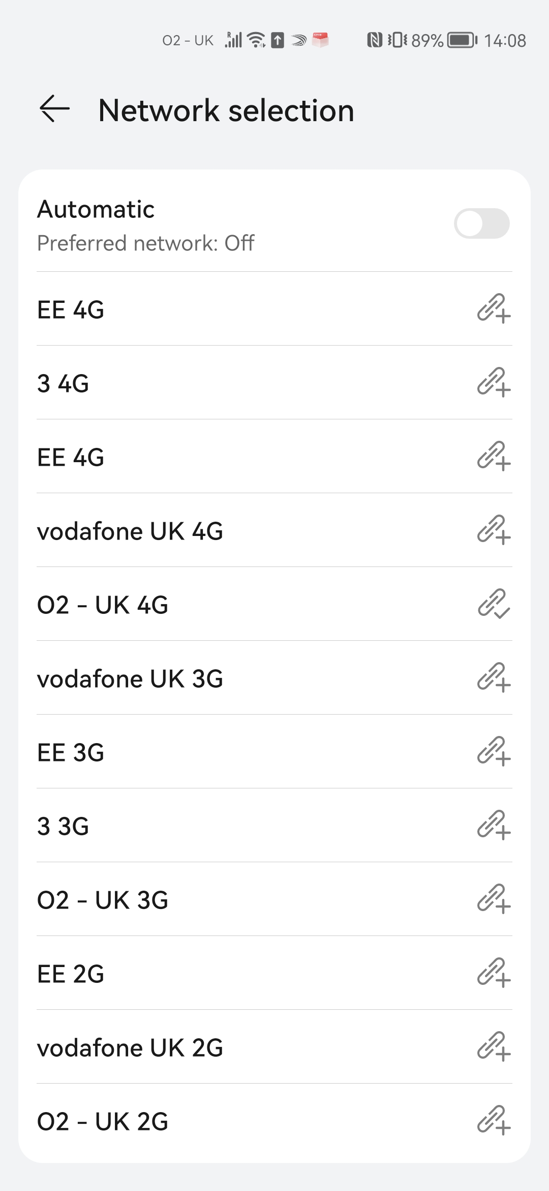 Manual Network Selection on a Huawei Device – eSIMzero Support