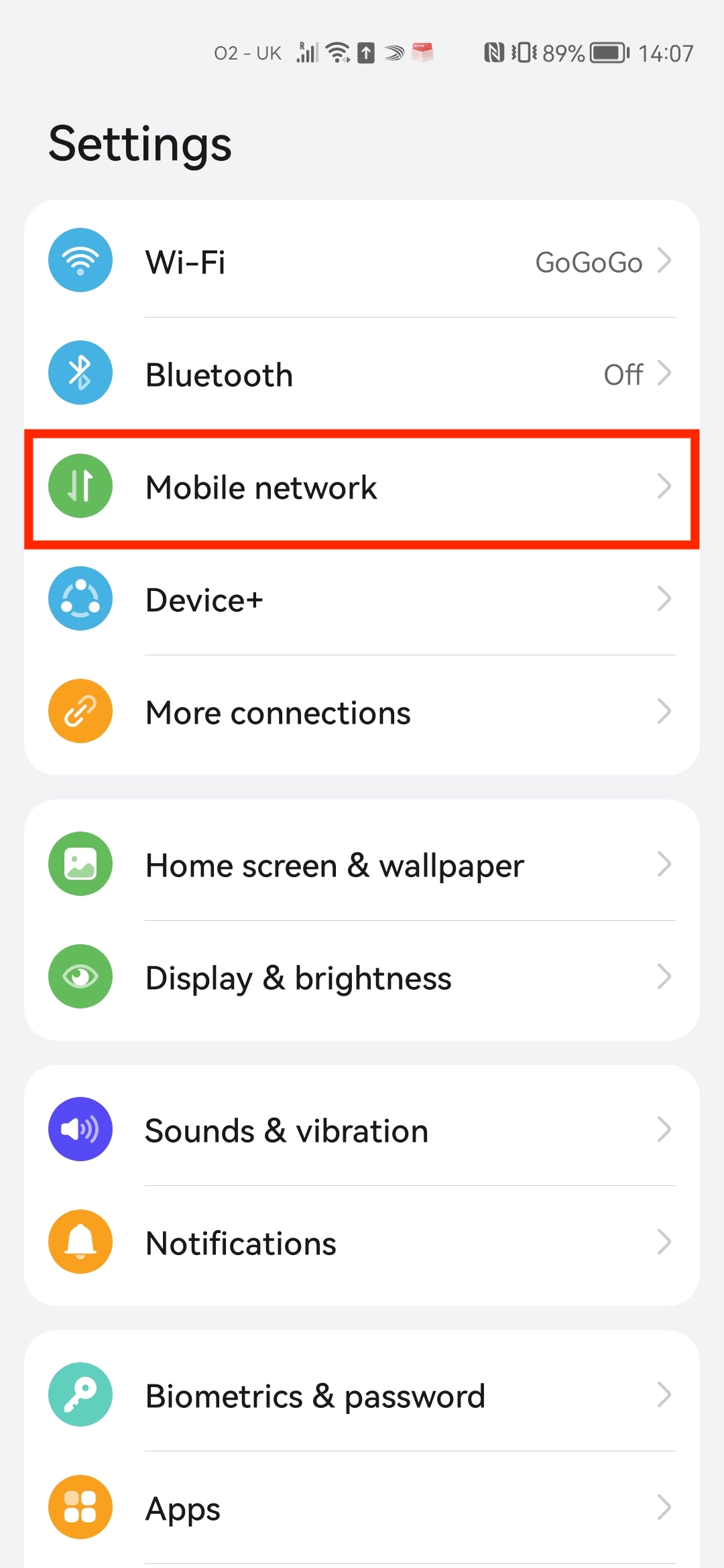 Manual Network Selection on a Huawei Device – eSIMzero Support
